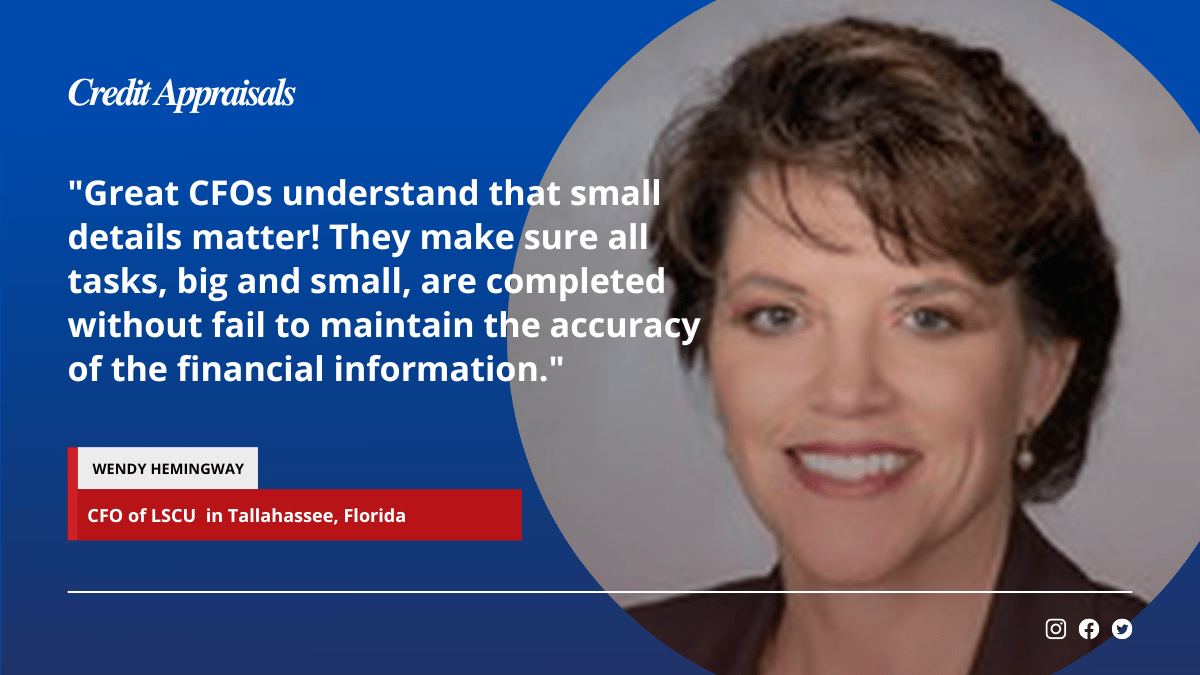 Meet Wendy Hemingway, CFO of the League of Southeastern Credit Unions - Credit Appraisals